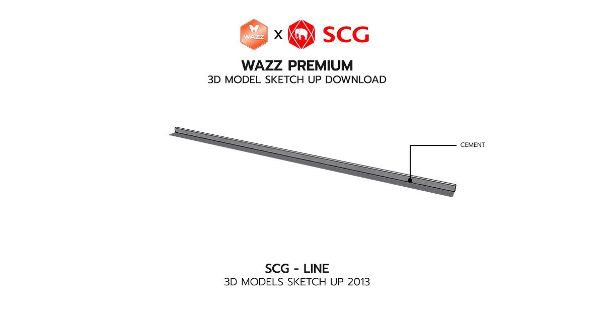 3D MODEL SKETCH UP DOWNLOAD : SCG LINE | Wazzadu