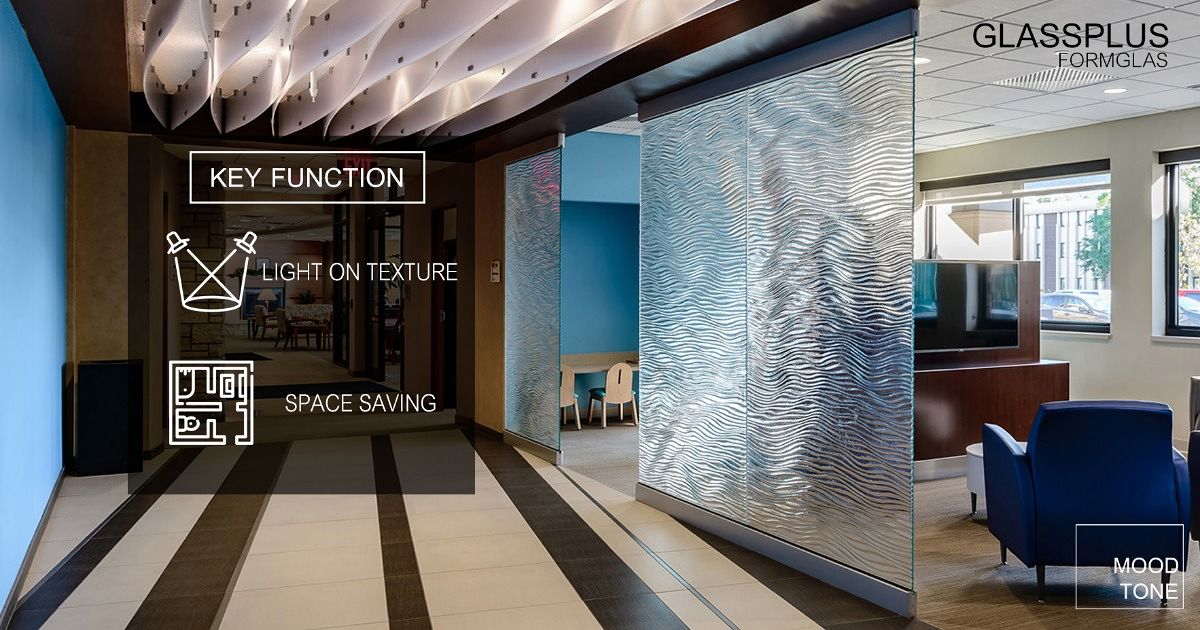"Formglas" ผนังกระจกที่สร้าง Element ความรู้สึกพริ้วไหวจากพื้นผิวของลวด ...